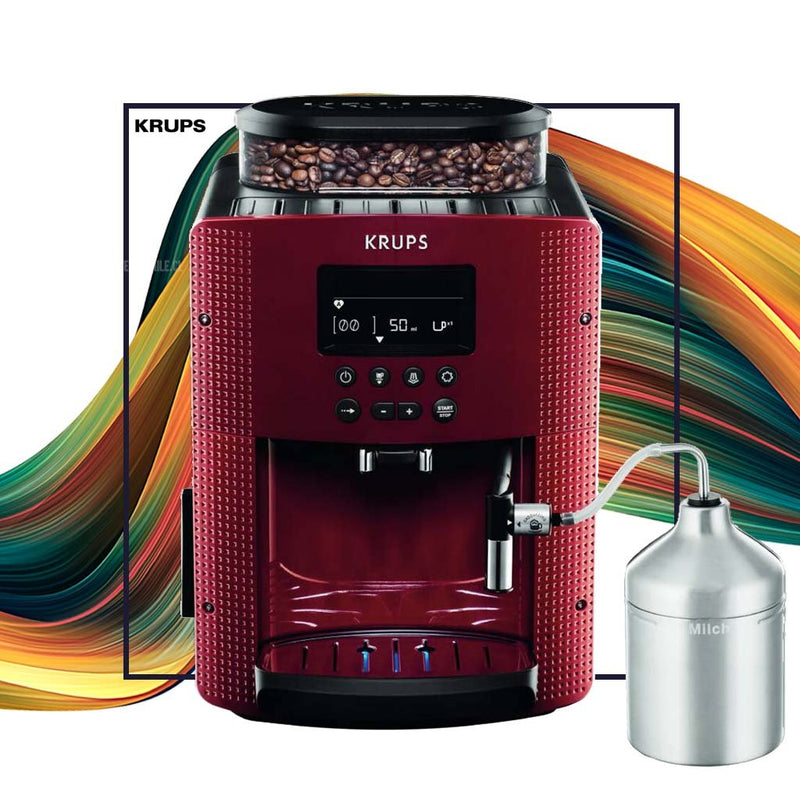 Cafetera Full Auto Display Red Krups - Cafeteros Chile